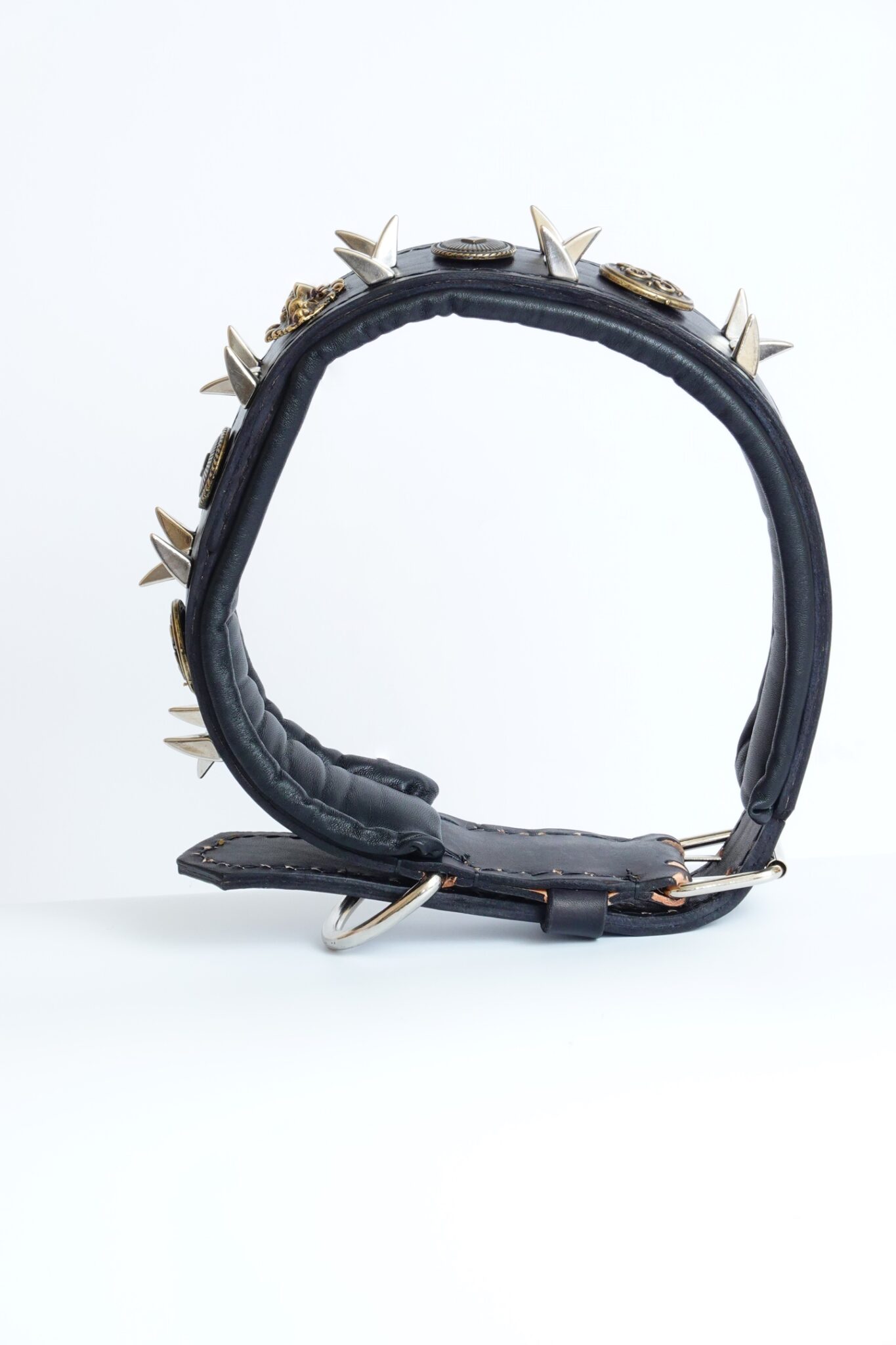 Pitbull Collar , Dog Collar with Spikes , Doberman Collar | Leather for ...