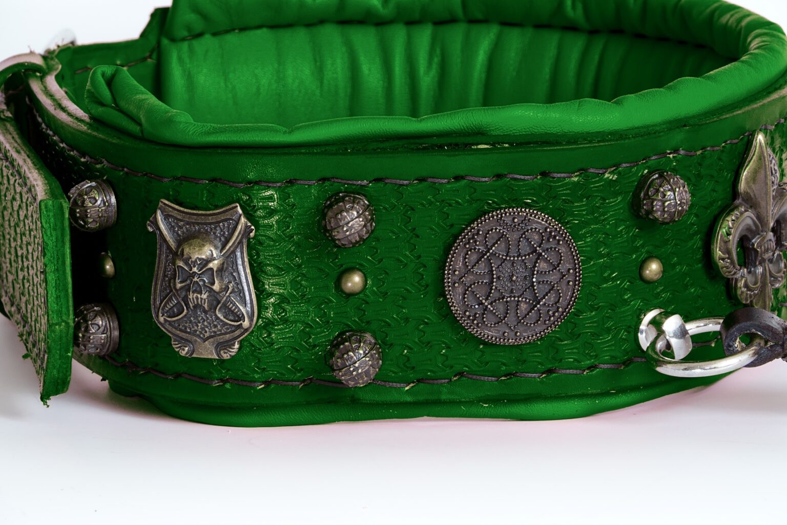 Neapolitan Mastiff luxury leather dog collar | Leather for Pets