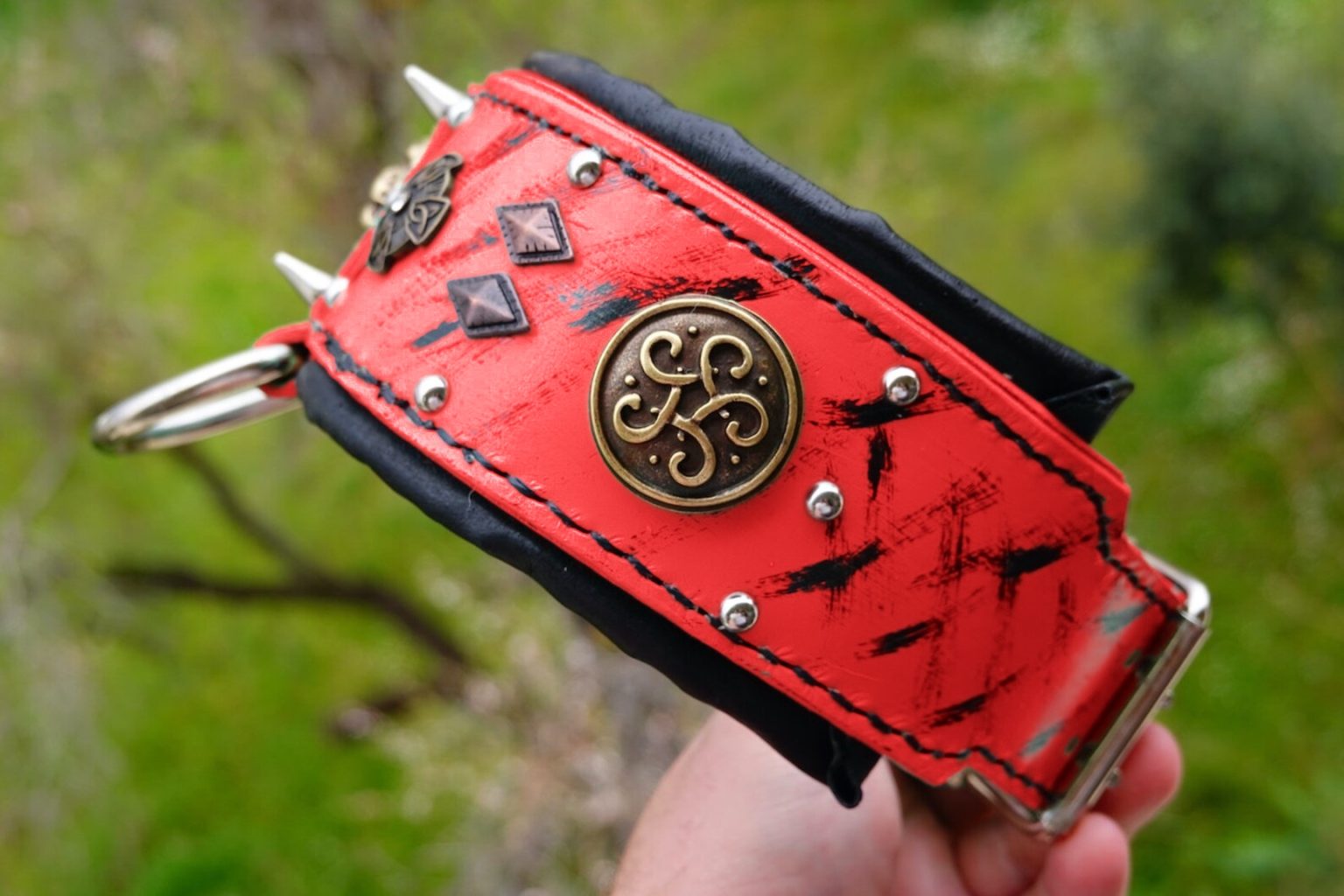 Infrared Leather Dog Collar | Leather for Pets